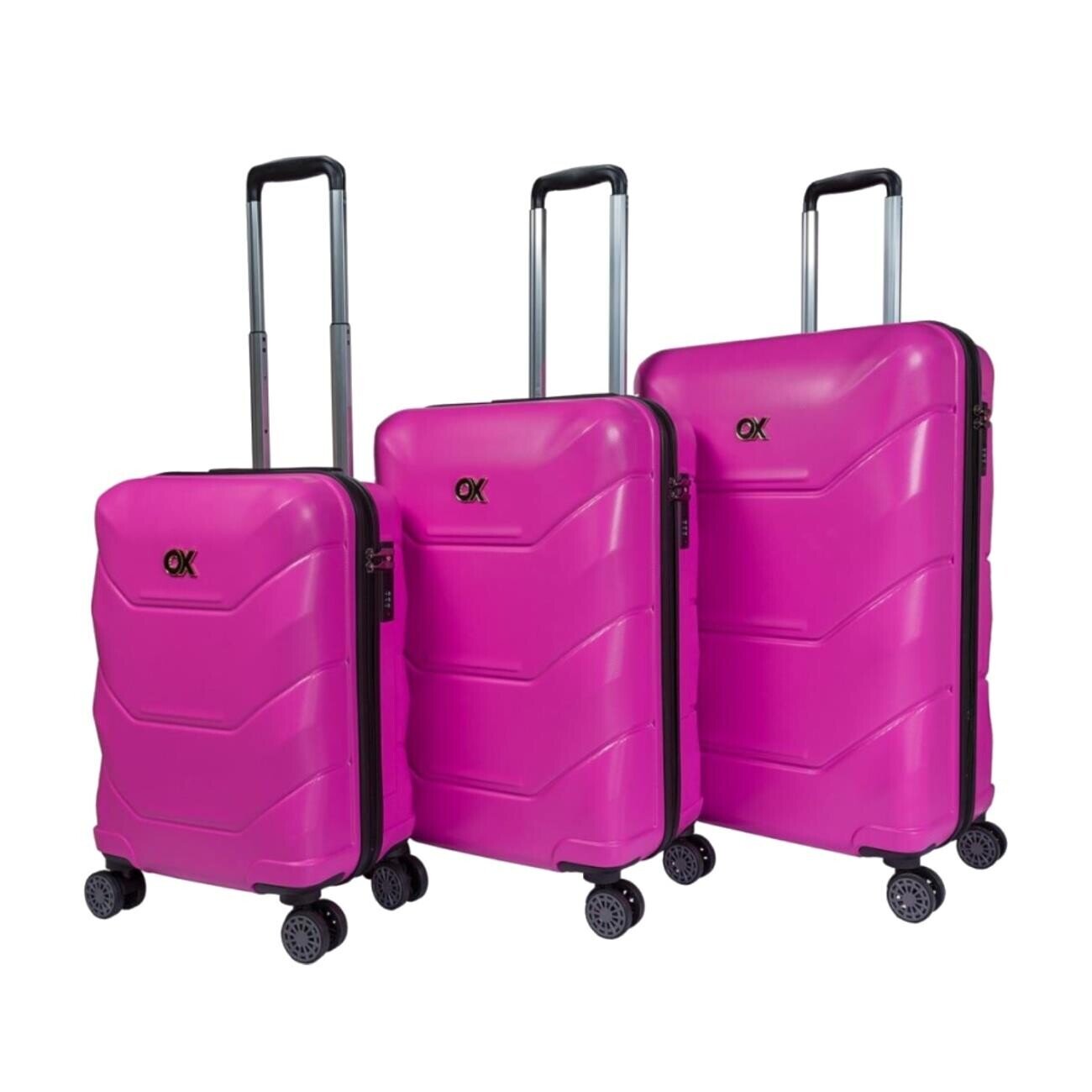 OX Luggage 1050 Valiz (Küçük) Pembe Valiz OX Luggage